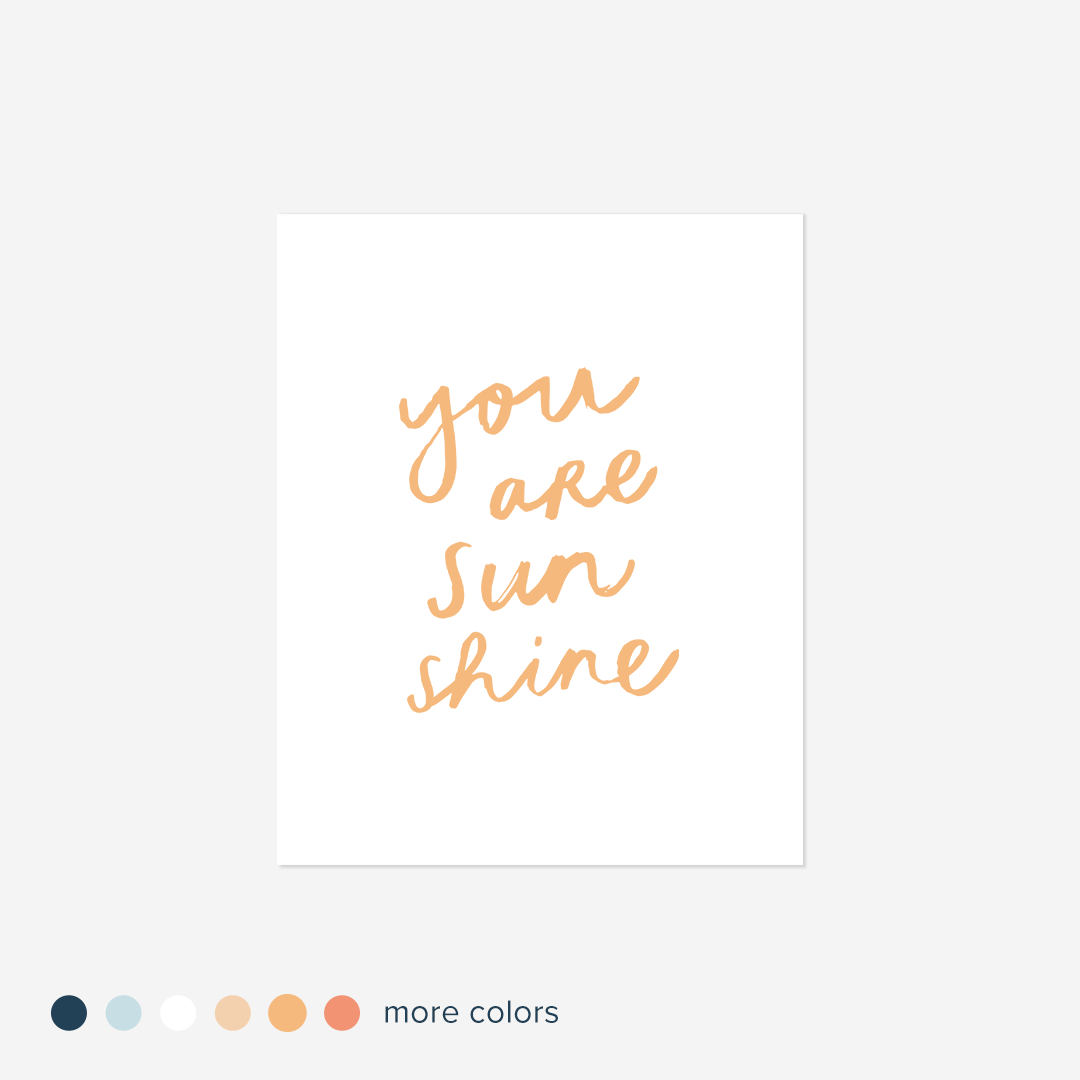 Benee Hand-Lettered Quote Art Print – Evergreen Summer